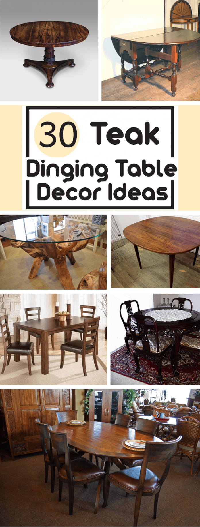 30 Amazing Teak Wood Dining Table Ideas and Design - InteriorSherpa