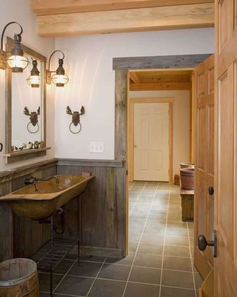 35 Best Rustic Bathroom Design Ideas - InteriorSherpa