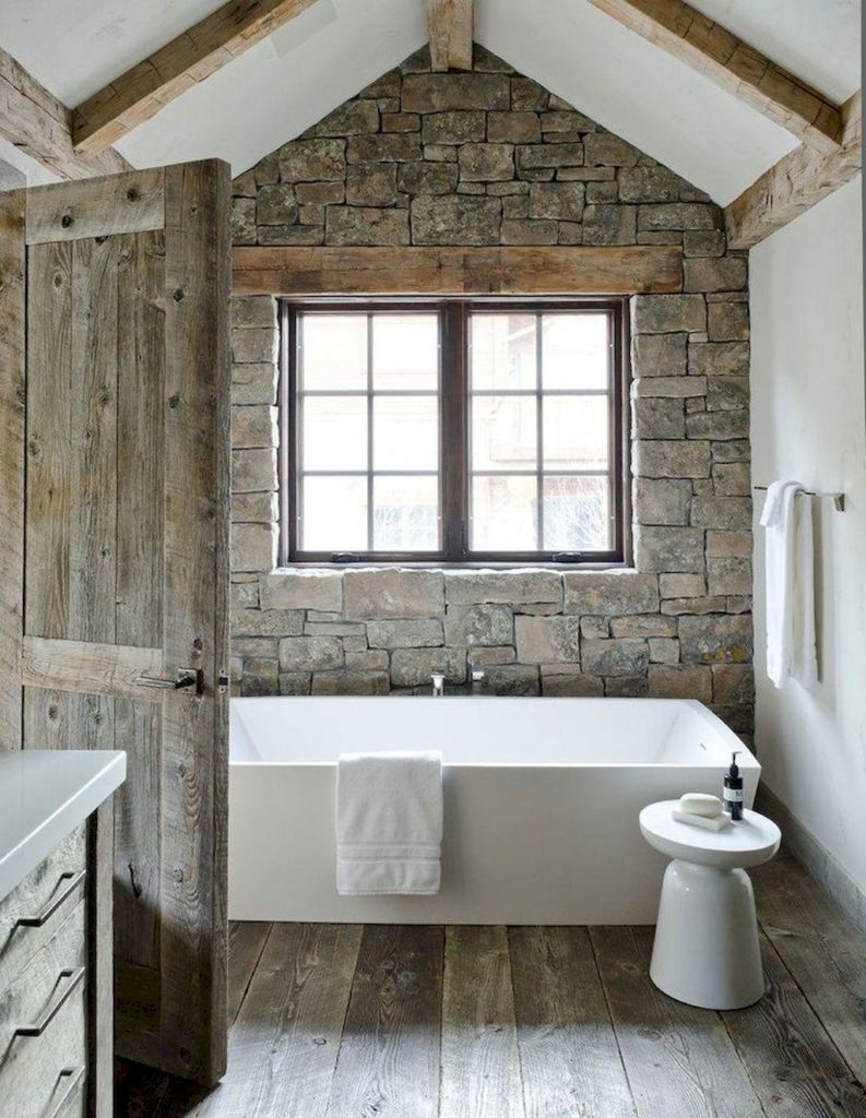 35 Best Rustic Bathroom Design Ideas - InteriorSherpa