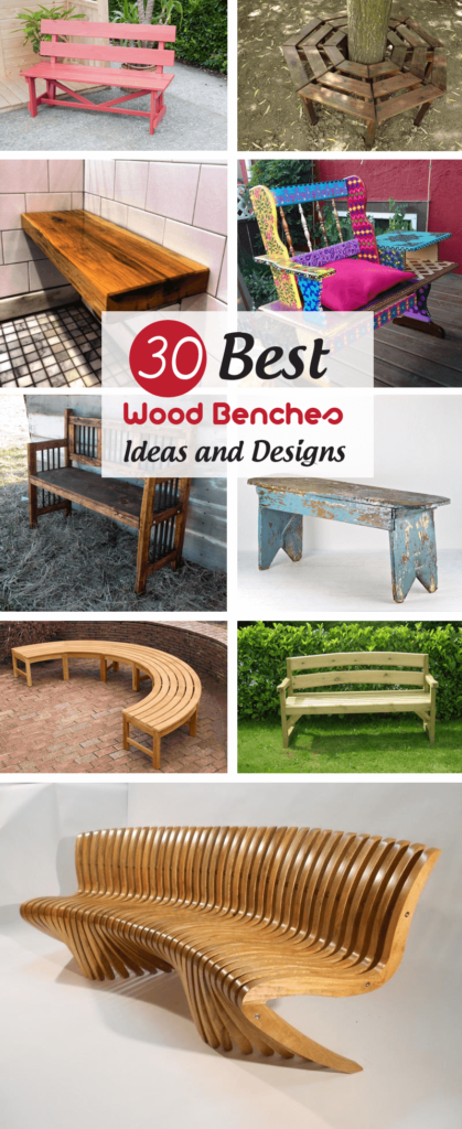 30 Wood Benches Ideas and Designs to Organize and Beautify Your Home ...