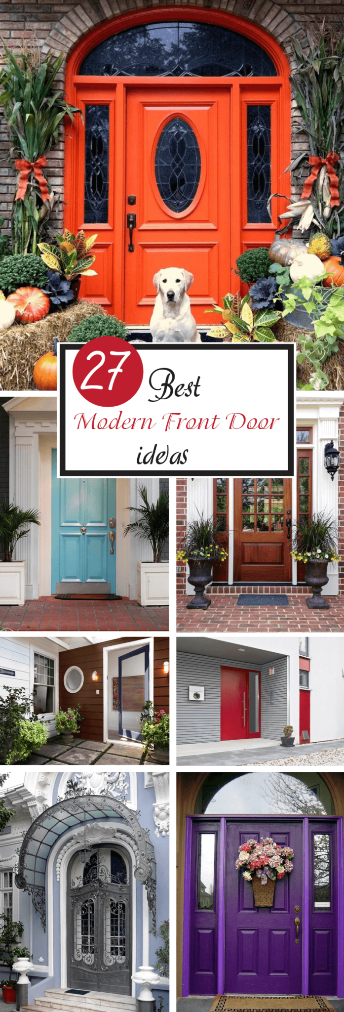 27 Modern Front Door Designs That Everyone Will Love - InteriorSherpa