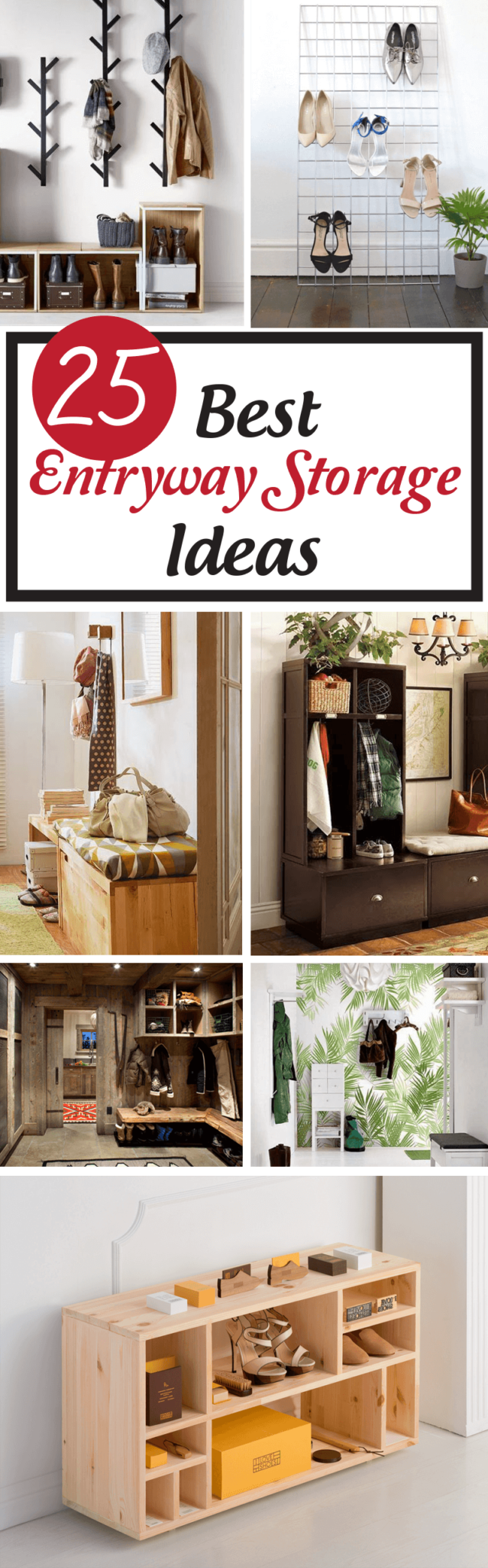 25 Killer Ideas To Build Your Entryway Storage - InteriorSherpa