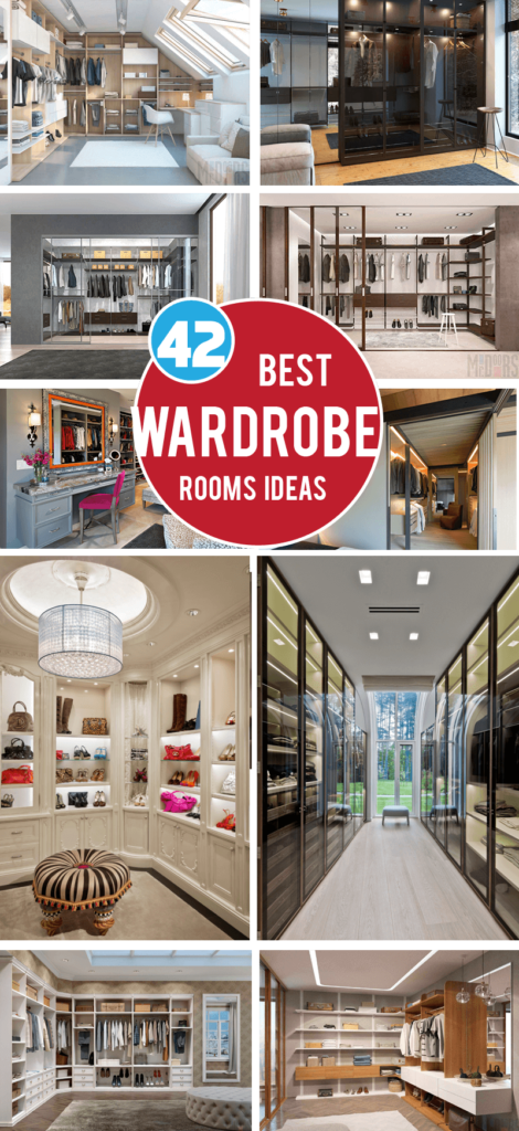 42 Clever Wardrobe Rooms Ideas That Will Inspire You - InteriorSherpa
