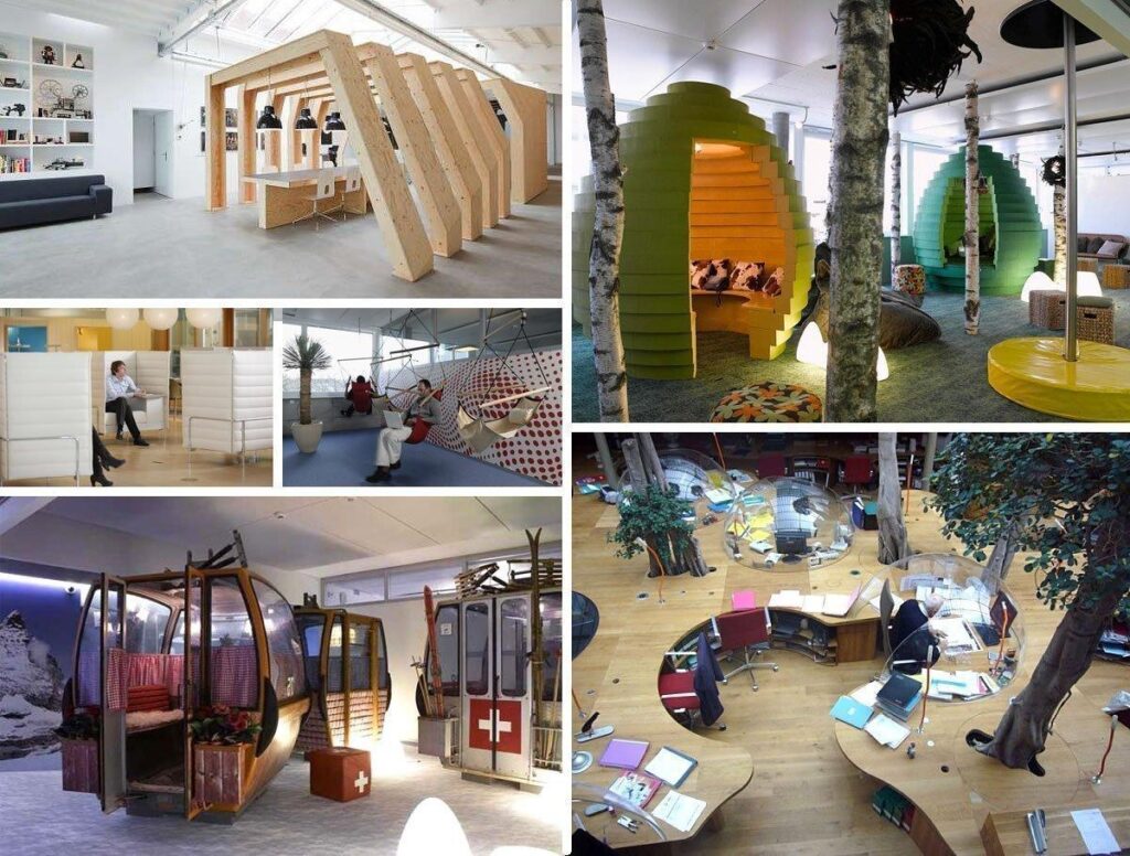 20 Creative and Unique Small Office Design - InteriorSherpa