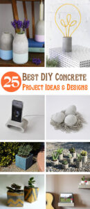 25 DIY Concrete Project Ideas To Try At Home - InteriorSherpa