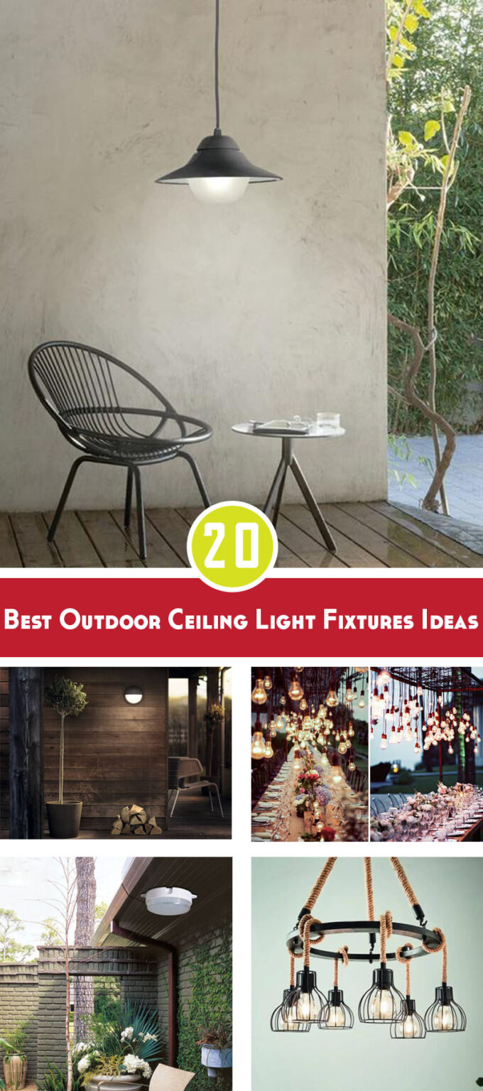 20 Outdoor Ceiling Light Fixtures That You Will Adore - InteriorSherpa