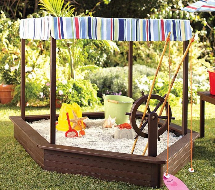 28 Cute DIY Sandbox Ideas Your Kids Will Love - InteriorSherpa